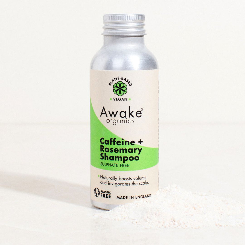 100% Natural Shampoo Powder | Caffeine + Rosemary | Awake Organics